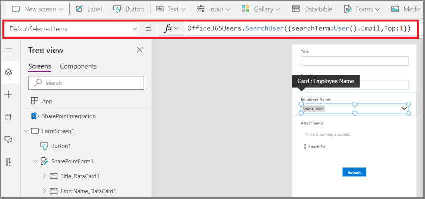 Auto Populate Logged In User Name In PowerApps Form Auto Populate Logged In User Name In PowerApps Form